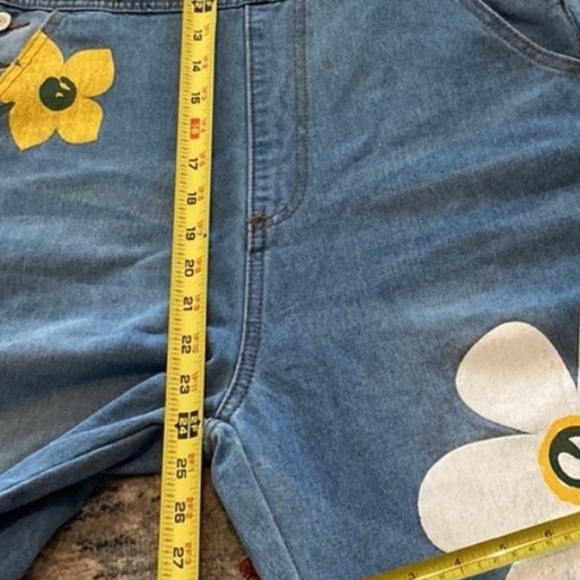 MISSLOOK | Pants & Jumpsuits | New Misslook Light Denim Bib Handpainted ...